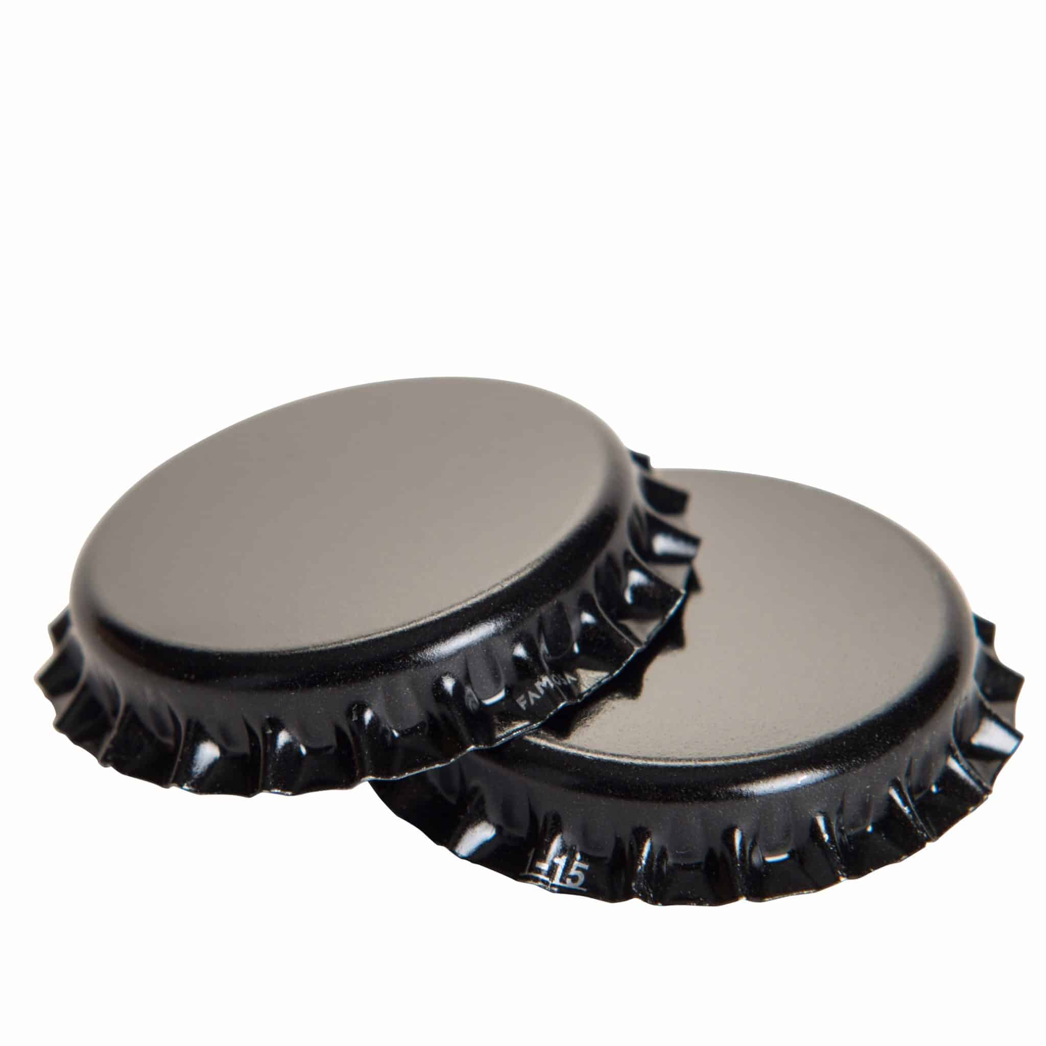 CROWN-Beer Pry Off Oxygen Scavenging Standard Steel 26mm Black ...