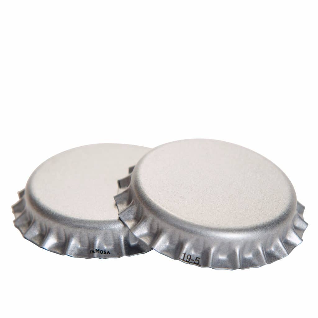 CROWN-Beer Pry Off Oxygen Scavenging Standard Steel 26mm Silver ...