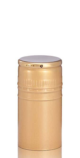 STELVIN capsule (saranex lined) 30x60 Gold - Waterloo Container