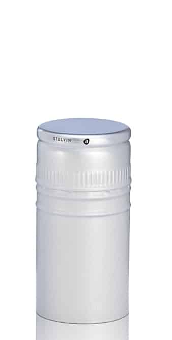 STELVIN capsule (saranex lined) 30x60 Silver - Waterloo Container